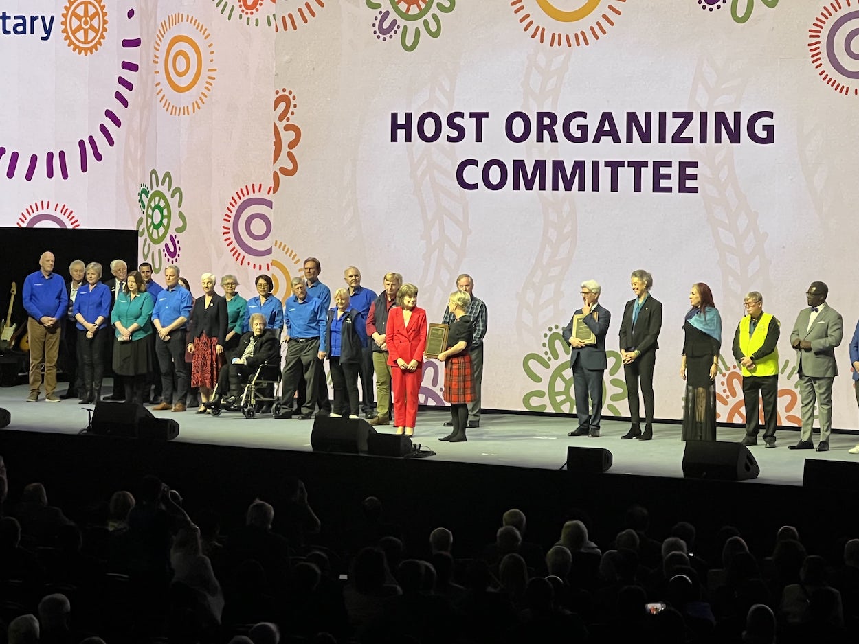 Sustainability Expert at Rotary International Convention - VIC GROSJEAN